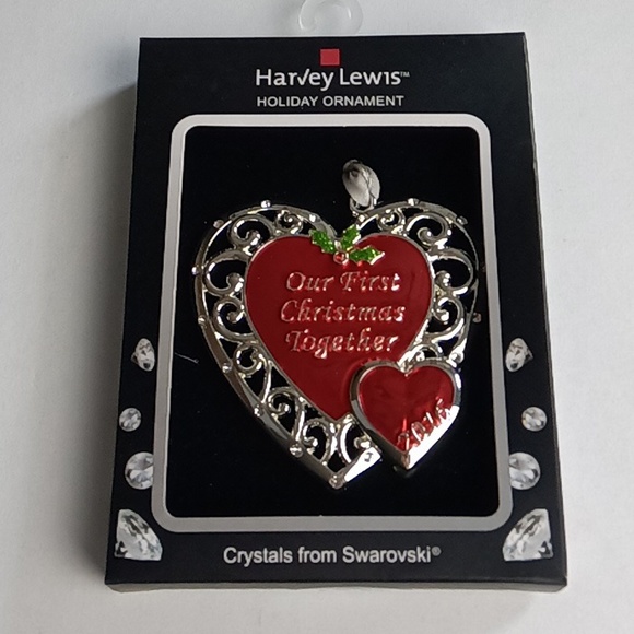 Harvey Lewis | Accents | Harvey Lewis Hearts Holiday Ornament | Poshmark